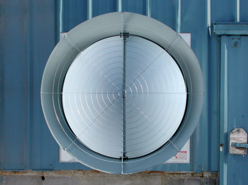 Galvanized Fan with HYFLO® Shutter | Goodman Classic